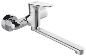 Laveo Rondo, kuchyňská baterie nástěnná h-128, chromová, LAV-BLX_080D