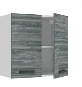 Kuchyňská skříňka Belini Premium Full Version horní 60 cm šedý antracit Glamour Wood  TOR SG2-60/0/WT/GW/0/B1/PP