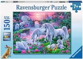 Ravensburger - Puzzle - Jednorožci při západu slunce / 150 dílků / od