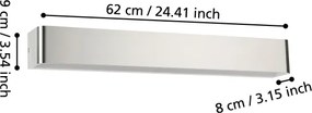 Eglo 99692 - LED Koupelnové nástěnné svítidlo SANIA LED/26,5W/230V IP44