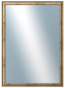 DANTIK - Zarámované zrcadlo - rozměr s rámem cca 50x70 cm z lišty TRITON bílý bronz (2140)