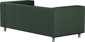 Potah na pohovku IKEA  Klippan 2-místná barva zelená látka pletený vzor