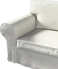 Potah na pohovku IKEA Ektorp 2-místná s lenoškou barva šedá látka lesklé, pletený vzor, sametová