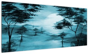 Akrylový obraz na zeď (100x40cm)