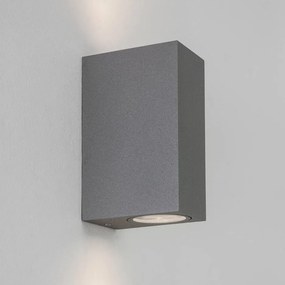 ASTRO LIGHTING Obousměrné svítidlo Chios s vyšším stupněm krytí Varianta: 2 x 6 W, šedá