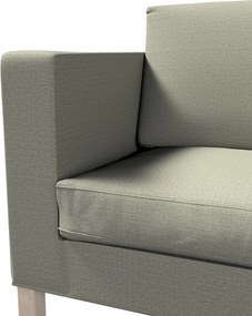 Potah na pohovku IKEA  Karlanda rozkládací, krátký barva šedá látka pletený vzor