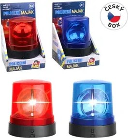 Maják na baterie modro-červený / Hračka / plast / od 3 let