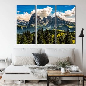 Vícedílný obraz Pohled Na Italské Dolomity 3D Nedostatek Nedostatek Plátno Canvas 180x120