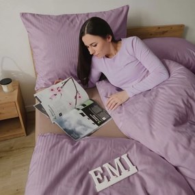Povlečení Lilac damaškový satén EMI