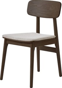 Hnědá čalouněná jídelní židle Livo – Unique Furniture