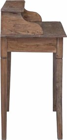 Psací stůl se zásuvkami 90x50x101 cm masivní mahagonové dřevo 283912