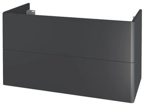 Mereo Mereo, Aira, koupelnová skříňka 101 cm, bílá, dub, šedá, CN432S