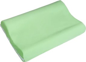 Bellatex Polštář anatomický 45x30 cm Jersey Zelená