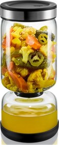Gefu Lavina odkapávací sklenice na okurky a olivy 1300 ml