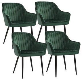Set čtyř jídelních židlí LDC087C01-4 (4 ks)