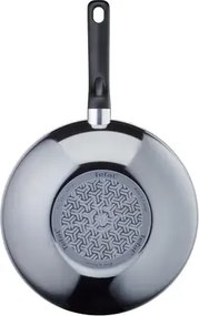 Tefal Resist D52619 černá / Pánev wok / 28 cm / hliník