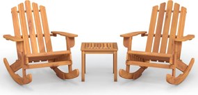 3dílná sada zahradního nábytku Adirondack masivní akácie 3152127