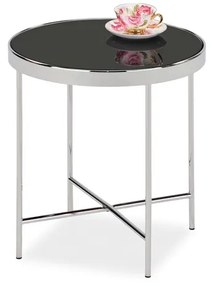 Konferenční stolek Glennie (černá + chromová). 1050197