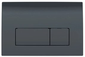 BPS-koupelny Podomítkový modul Geberit DuoFix s WC mísou MU-BL-GL-RIM-03 + ovládací tlačítko Delta 50 černá mat