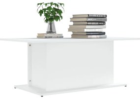 Konferenční stolek bílý 102 x 55,5 x 40 cm kompozitní dřevo - Default Title
