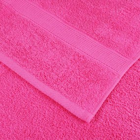 Premium ručníky SOLUND 4 ks růžové 70 x 140 cm 600 g/m² 137525
