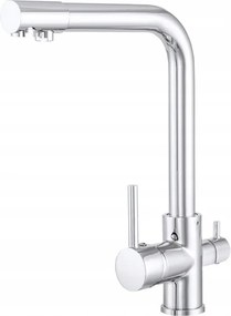 Gamma Side, vysoká umyvadlová baterie s připojením na filtr vody h-330, chromová, GMA-BSEF-CH