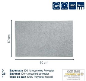 KELA Koupelnová předložka Maja 80x50 cm polyester písková béžová KL-23535