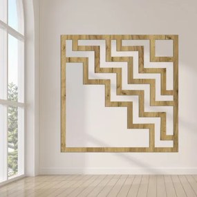 Geometrická dřevěná dekorace na zeď | Moderní design | SENTOP HDF0397-A