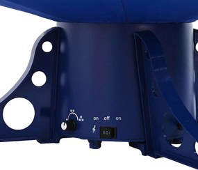 Sněžící vánoční stromek s deštníkovým stojanem modrý 170 cm PVC 289930