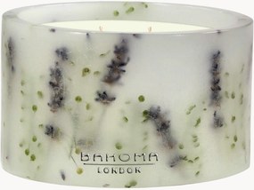 Ručně vyrobená vonná svíčka se třemi knoty Botanica (levandule, cedrové dřevo)