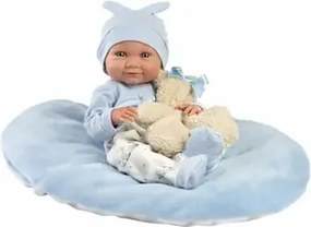 Llorens 73807 NEW BORN CHLAPEČEK - realistická panenka miminko s celov