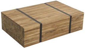 Konferenční stolek z týkového dřeva GANDER Beliani