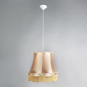 Retro závěsná lampa zlatá 45 cm - babička