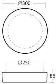 Osmont 20081 Náhradní stínídlo z triplexového skla pro Elsa 2