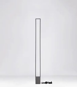 Moderní stojací lampa Lithos Černá
