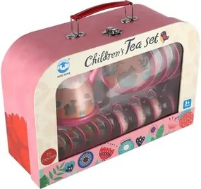 TEDDIES Čajová sada nádobí 15 ks / V kufříku / Plech / Od 3 let