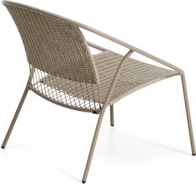 Taupe zahradní křeslo Atrani – Kave Home