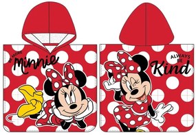 Carbotex dětské pončo Roztomilá Minnie 50x115 cm