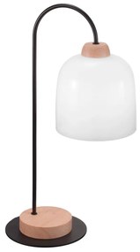 Kolarz | Kolarz A1352.71.W - Stolní lampa NONNA 1xE27/60W/230V dub/bílá | KL0229