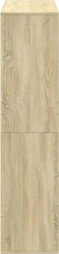 Dělicí stěna dub sonoma 100 x 33 x 135 cm kompozitní dřevo 3309557
