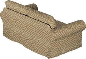 Potah na pohovku IKEA Ektorp 2-místná rozkládací  NOVÝ MODEL 2012 barva béžová látka pletený vzor, vzorované