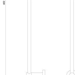 OMNIRES MP60216BL - Nástěnný věšák na ručníky MODERN PROJECT 60 cm matná černá