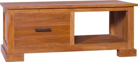 vidaXL TV stolek 90 x 50 x 37 cm masivní teakové dřevo [289082]