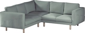 Potah na pohovku IKEA Norsborg rohová 4-místná barva zelená látka pletený vzor