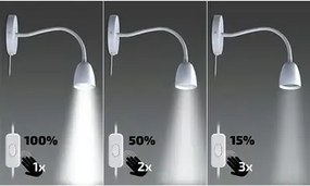 Solight WO54-W LED nástěnná lampička / stmívatelná / 4W / 280lm / 3000