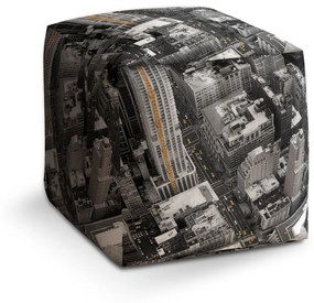 Sablio Taburet Cube Pohled z mrakodrapu: 40x40x40 cm