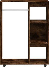 vidaXL Šatní skříň 80 x 40 x 110 cm dřevotříska [815978] Barva: Betonová šedá