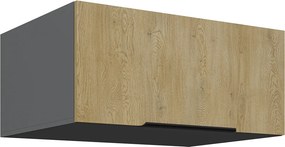 CREMONA ac | horní skříňka 80 NAGU-36 1F výklopná | 80 cm | HLUBOKÁ | antracit/cremona