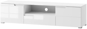 Casarredo - Komfort nábytek Televizní stolek SELENE 9, 2-dveřový bílá lesk
