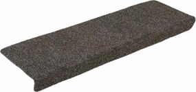 Schodové rohože samolepicí 20 ks 65 x 21 x 4 cm antracitové s obdélníkovým okrajem 3365720